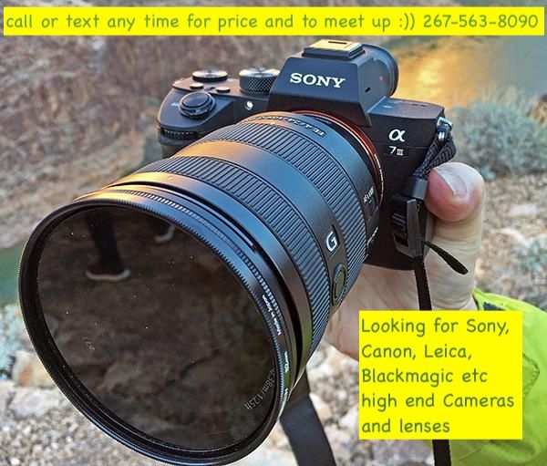 Buying Sony / Canon / Leica Cameras – A7, R5, Q2, FX3 for Sale in Bala ...