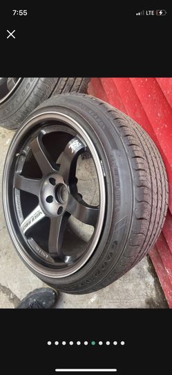 Limited Time Offer Volksracing Rays Te 37 Rims Wheel Tires for Sale in ...