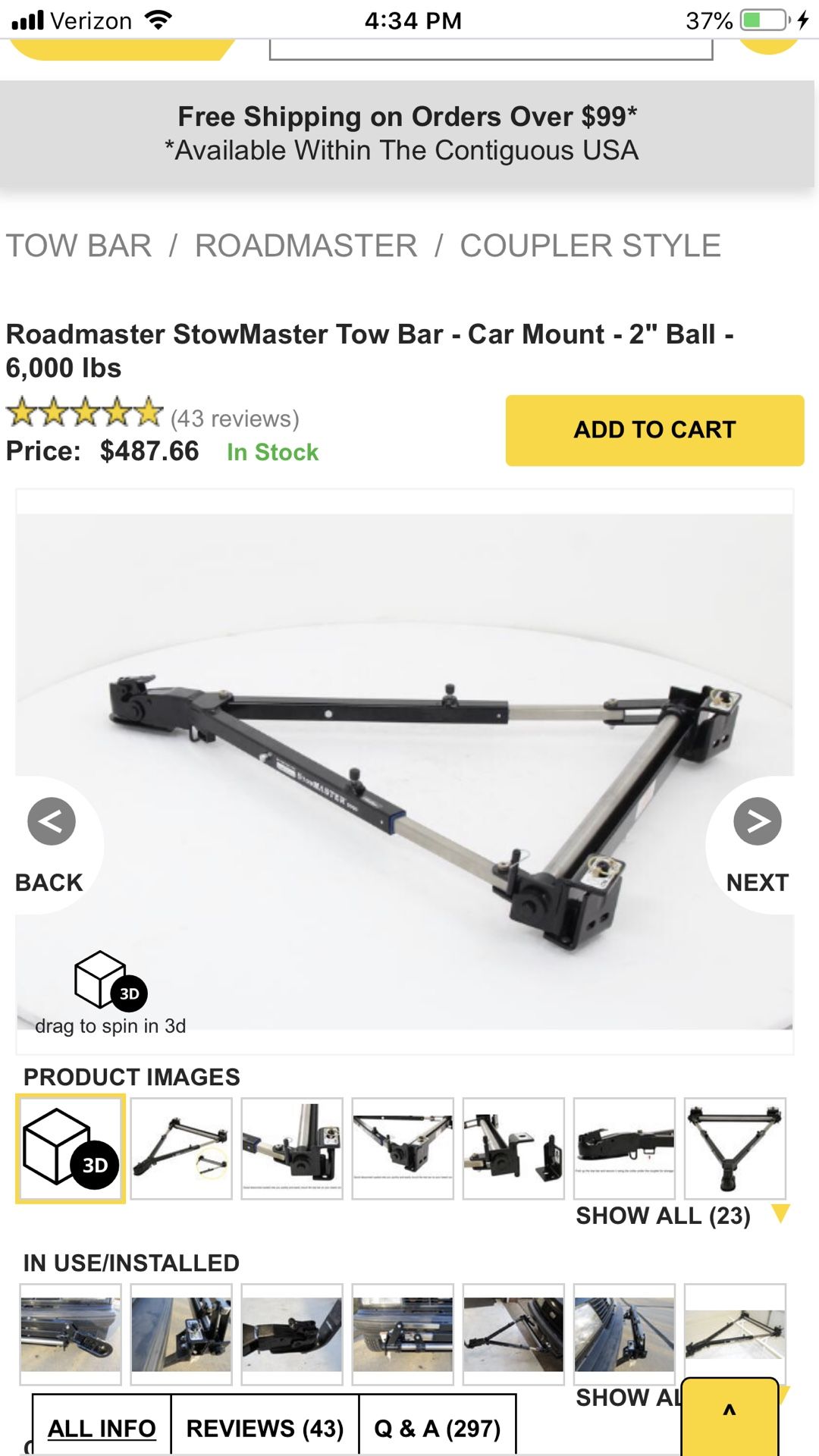 Stowmaster/roadmaster 5000 for Sale in Surprise, AZ - OfferUp