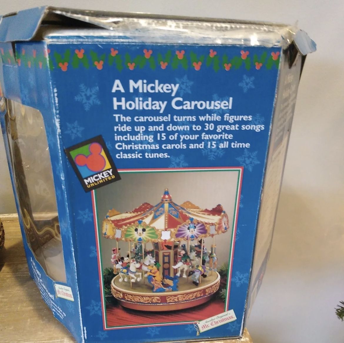 Mr. Christmas A Mickey Holiday Carousel Disney Musical Mr. Christmas A Mickey Holiday Carousel Disney Musical