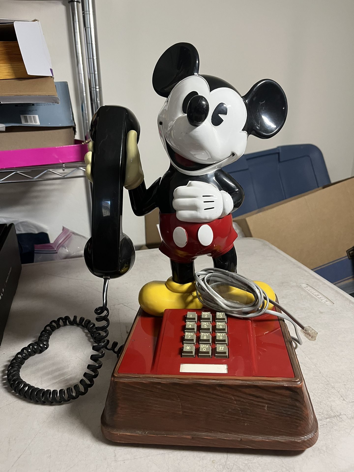 Mickey Mouse Disney Push Button Phone Vintage for Sale in Mesa, AZ ...