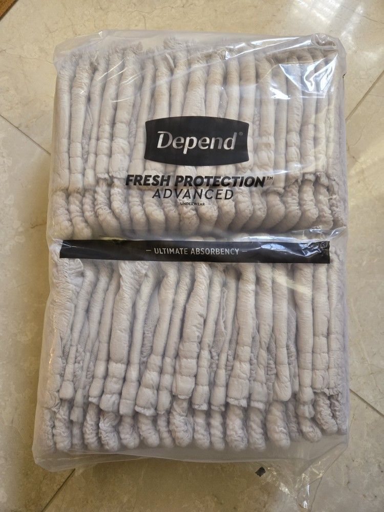 New In Sealed Pack DEPEND Fresh Protection Advanced Unisex Disposable ...