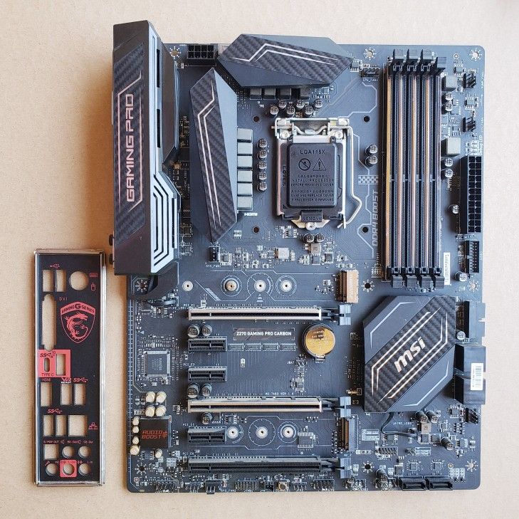 MSI Z270 Gaming Pro Carbon LGA 1151 ATX Motherboard DDR4, M.2, FAST ...