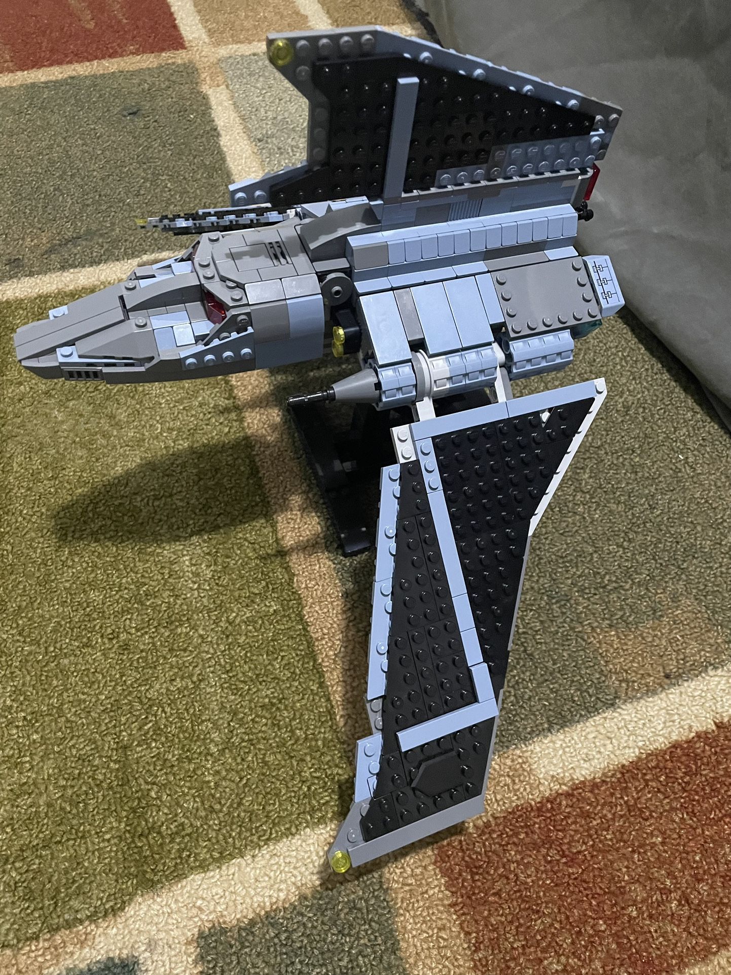 Lego Bad Batch Shuttle Heavily Modified, Speeder Bikes And Minifigs for ...