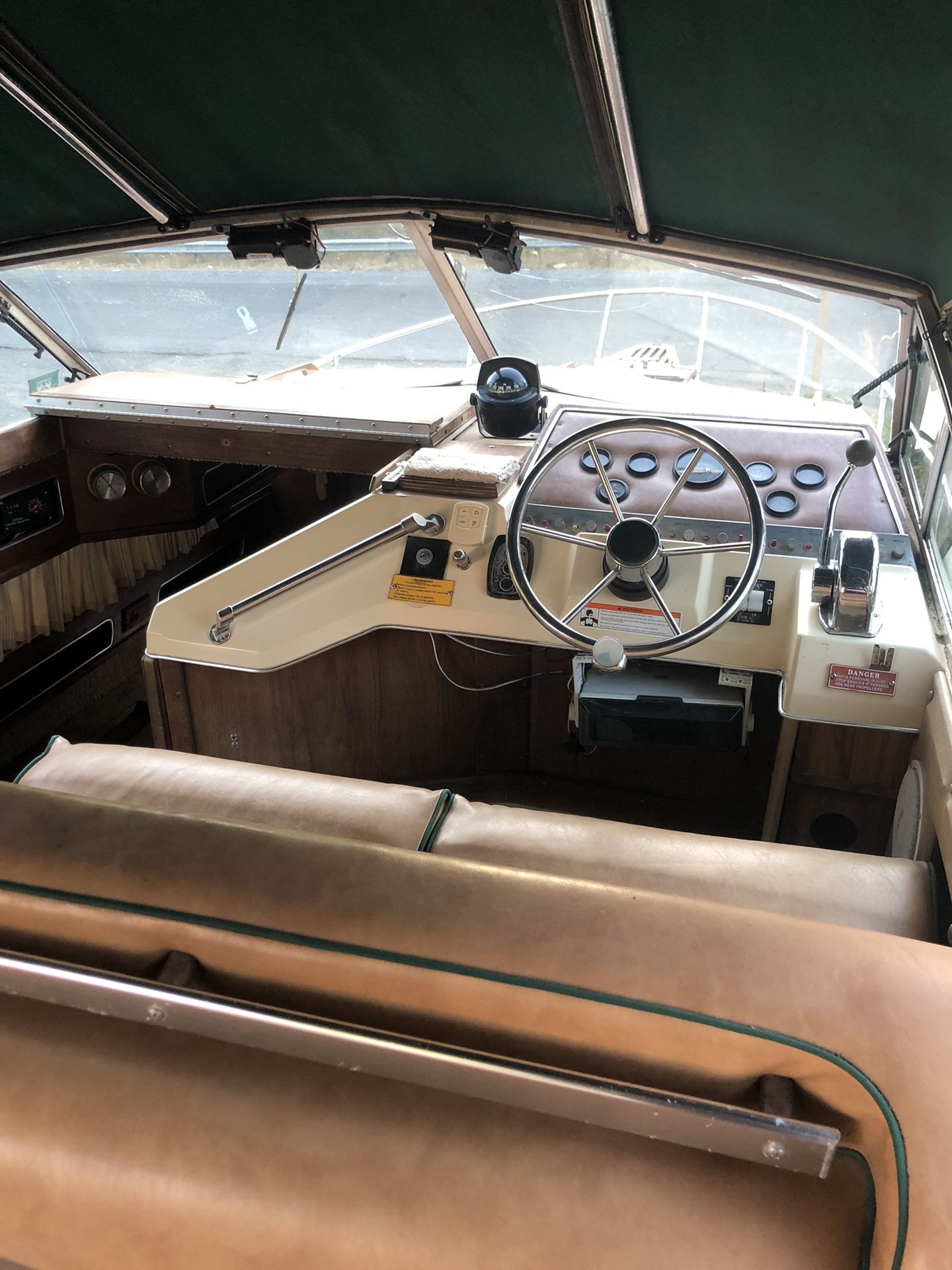 Nice Sea Ray Cabin Cruiser And Triple Axle Trailer 6500 Cash for Sale ...