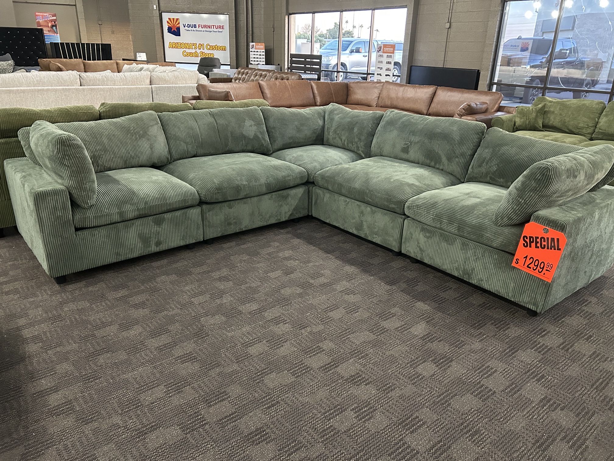 Green Sage Modular Cloud Sectional for Sale in Mesa, AZ - OfferUp