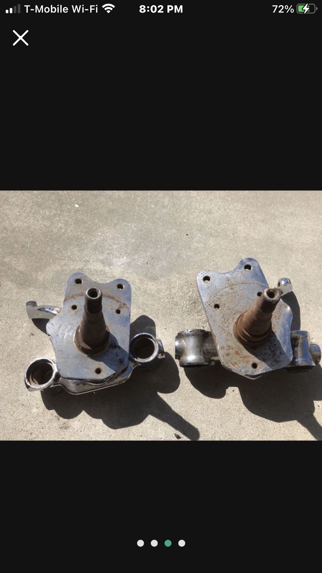 VW Bug Chrome Spindles Type 1 Pre 1965 Link Pin O for Sale in Moreno ...