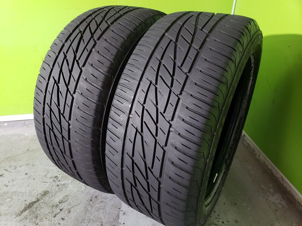 TWO 245 50 16 FIRESTONE FIREHAWK FREE MOUNT AND BALANCE!! for Sale in ...