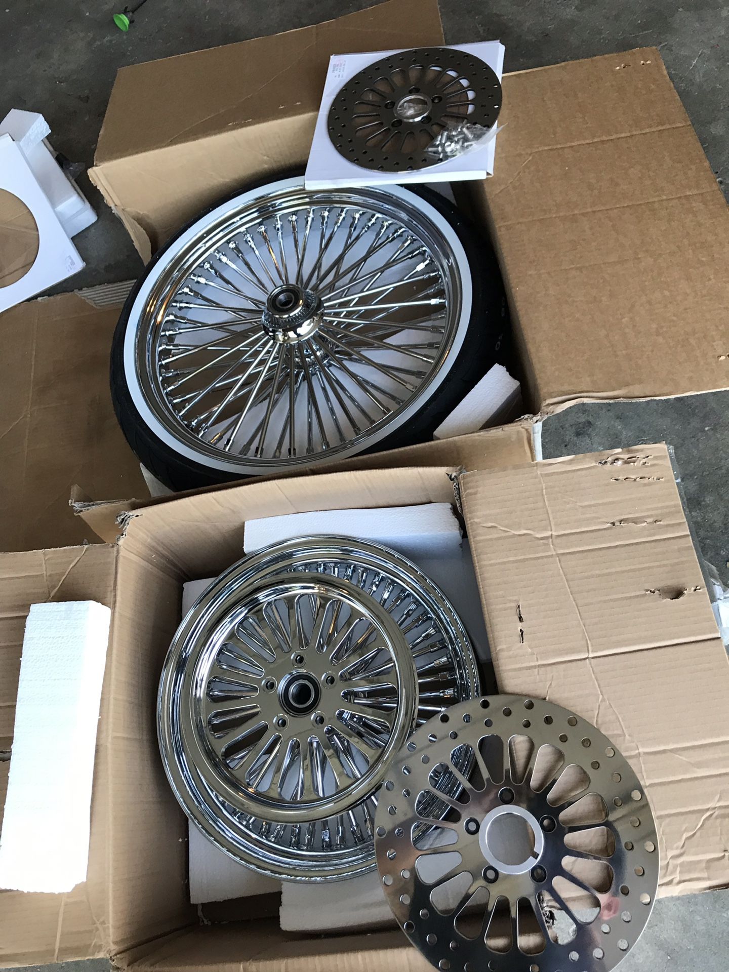 Harley Davidson DNA Wheels 21x3.5/16x3.5 spoke rims for Sale in Ceres ...