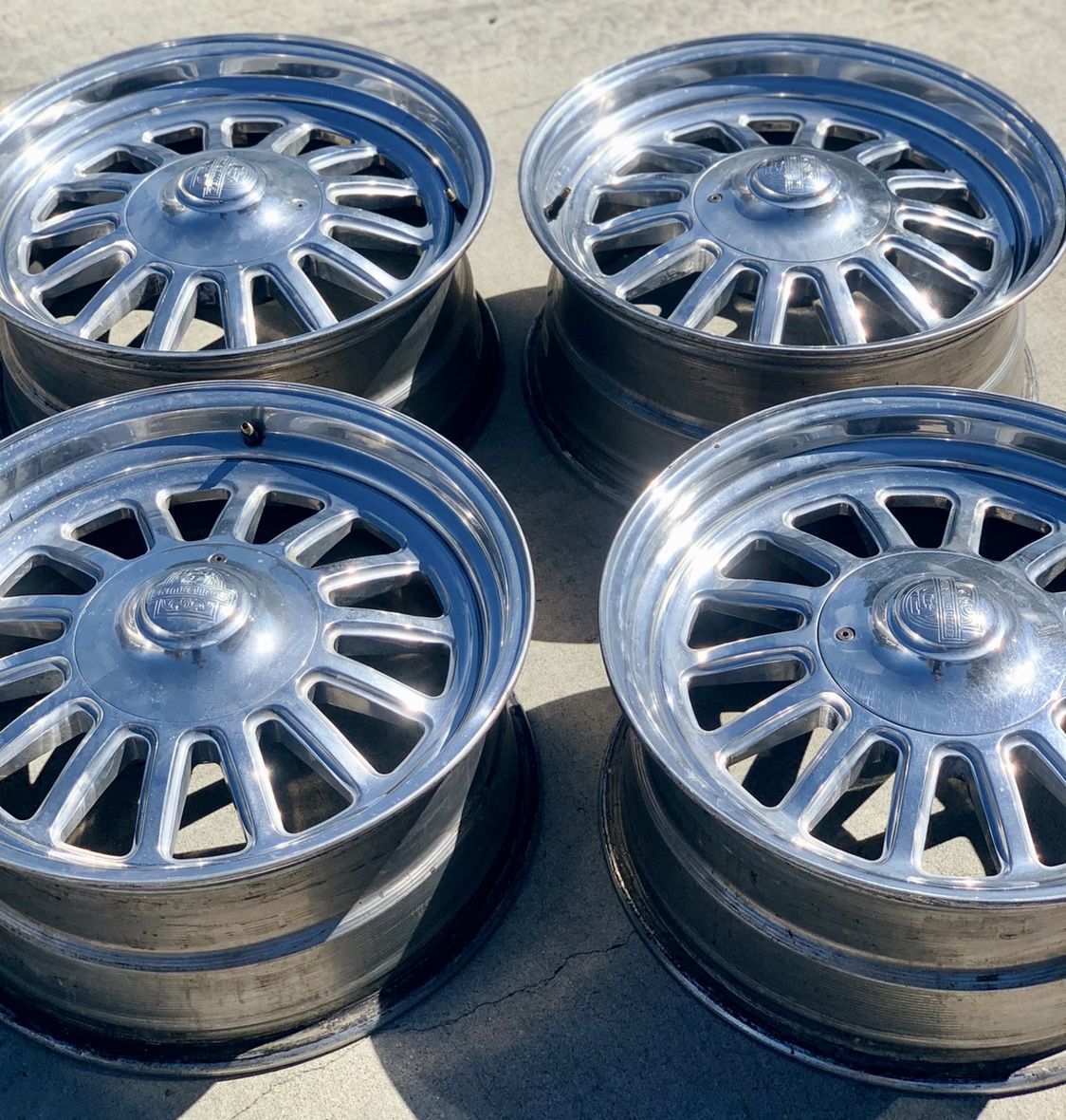 Vintage 18” Centerline Racing Billet Aluminum Rims 6 Lug for Sale in ...