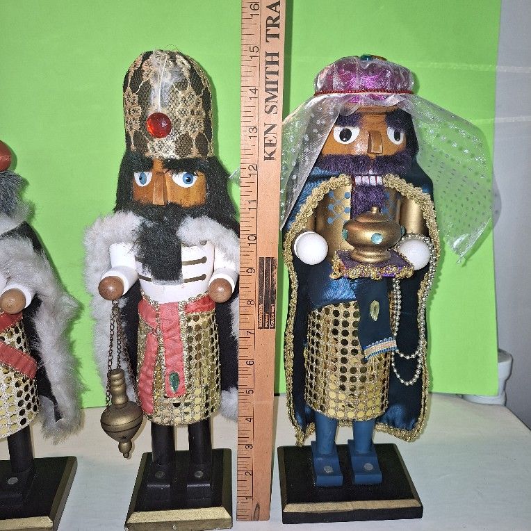 RETRO SET OF THREE WISE MEN NUTCRACKERS for Sale in Plant City, FL ...
