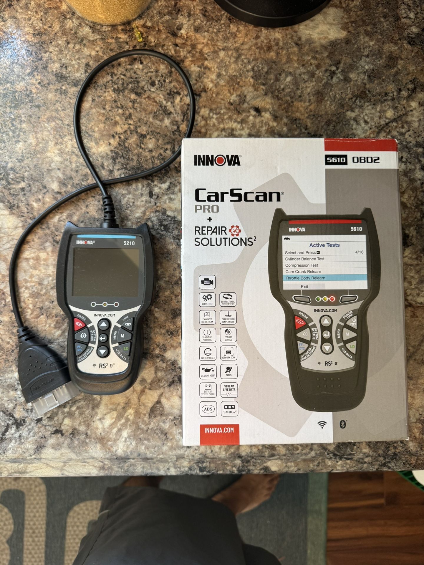 INNOVA scan tool model 5610, 5210 (OBD-II OBD-2) for Sale in Huntington ...