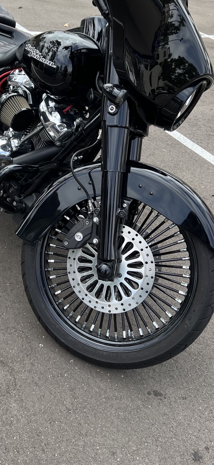 21” Front Spoke Wheel For Harley Davidson Street glide Road Glide for ...