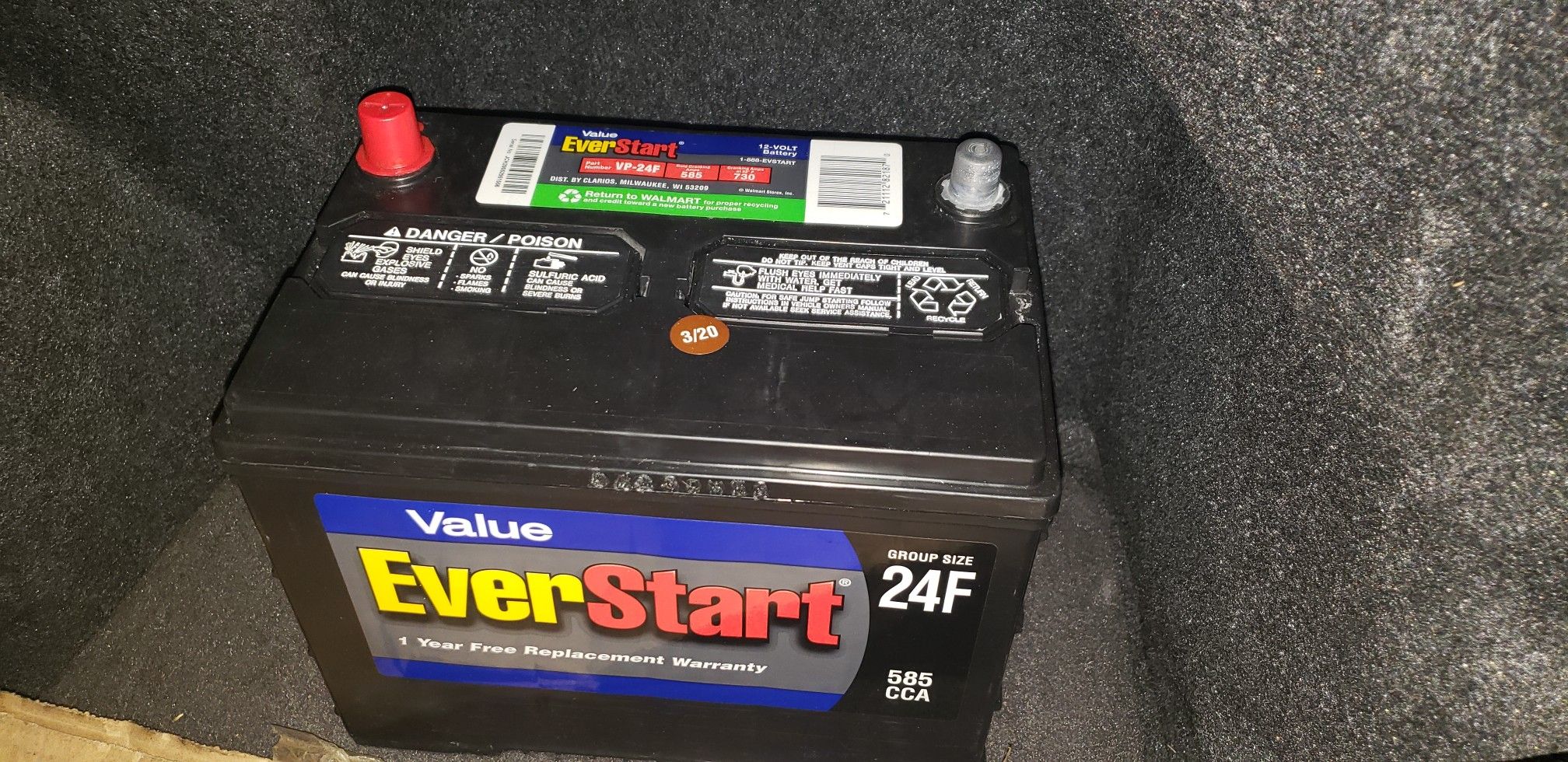 Brand new 24F EverStart car battery for sell for Sale in Stone Mountain ...