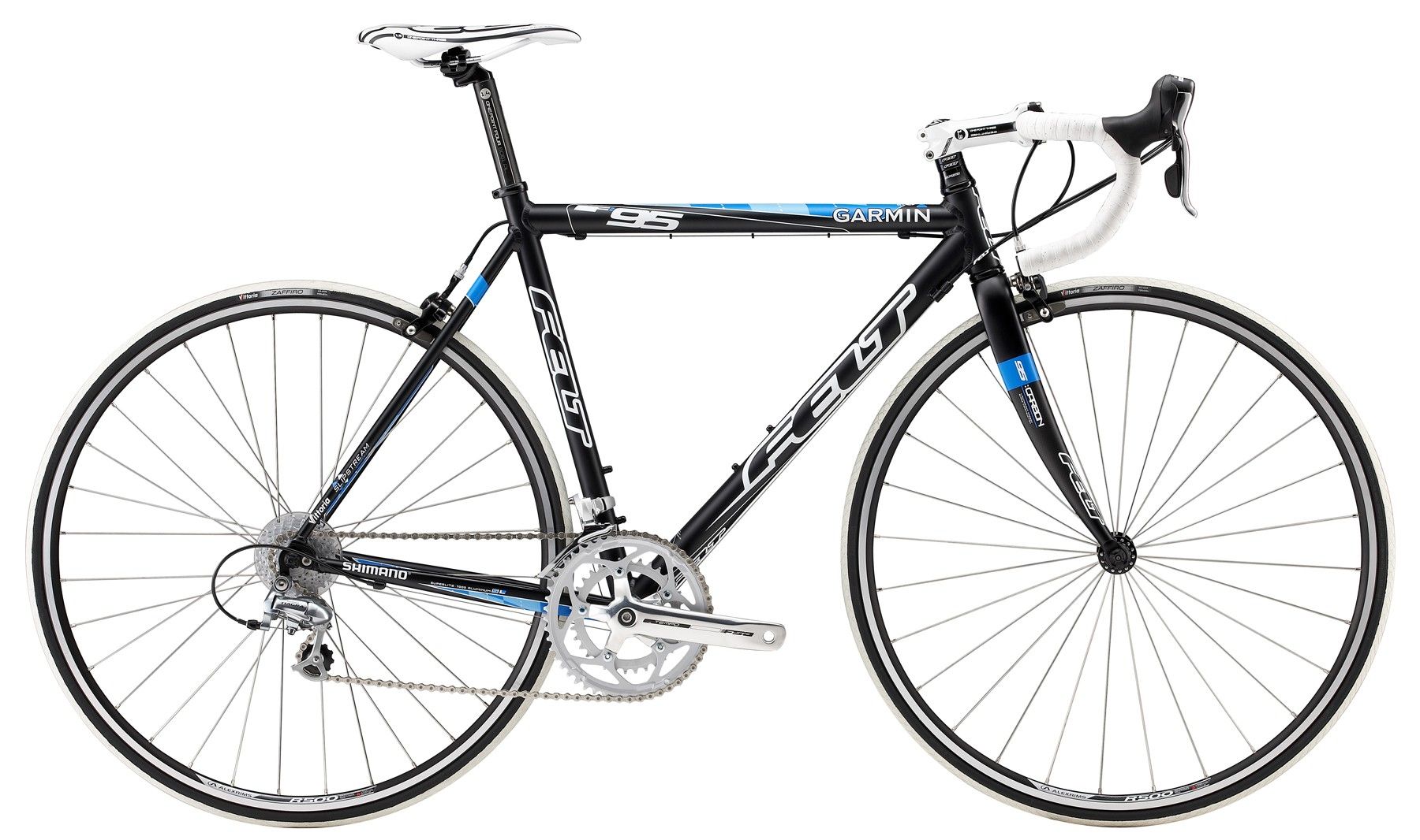 Excellent Condition 2010 Garmin Felt F95 54cm (medium) Road Bike with Shimano Clip-in Pedals for ...