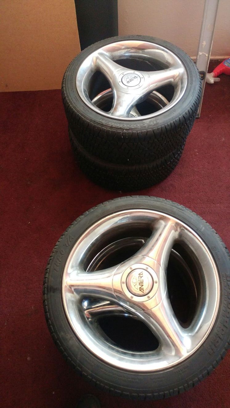 Antera wheels and low profile tires for Sale in San Diego, CA - OfferUp
