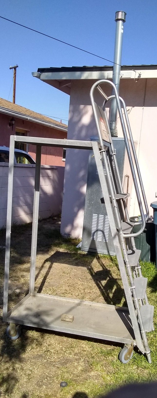 Rolling Step Ladder Cart for Sale in Downey, CA - OfferUp