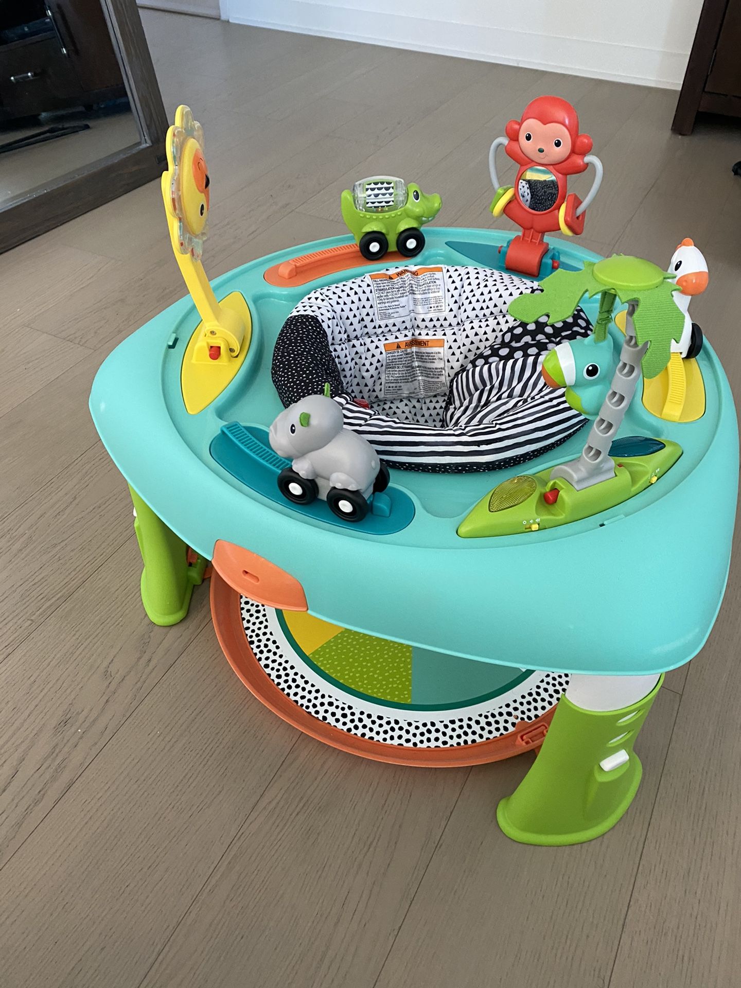 Infantino Sit, Spin & Stand Transforming Seat & Activity Table in Aqua ...