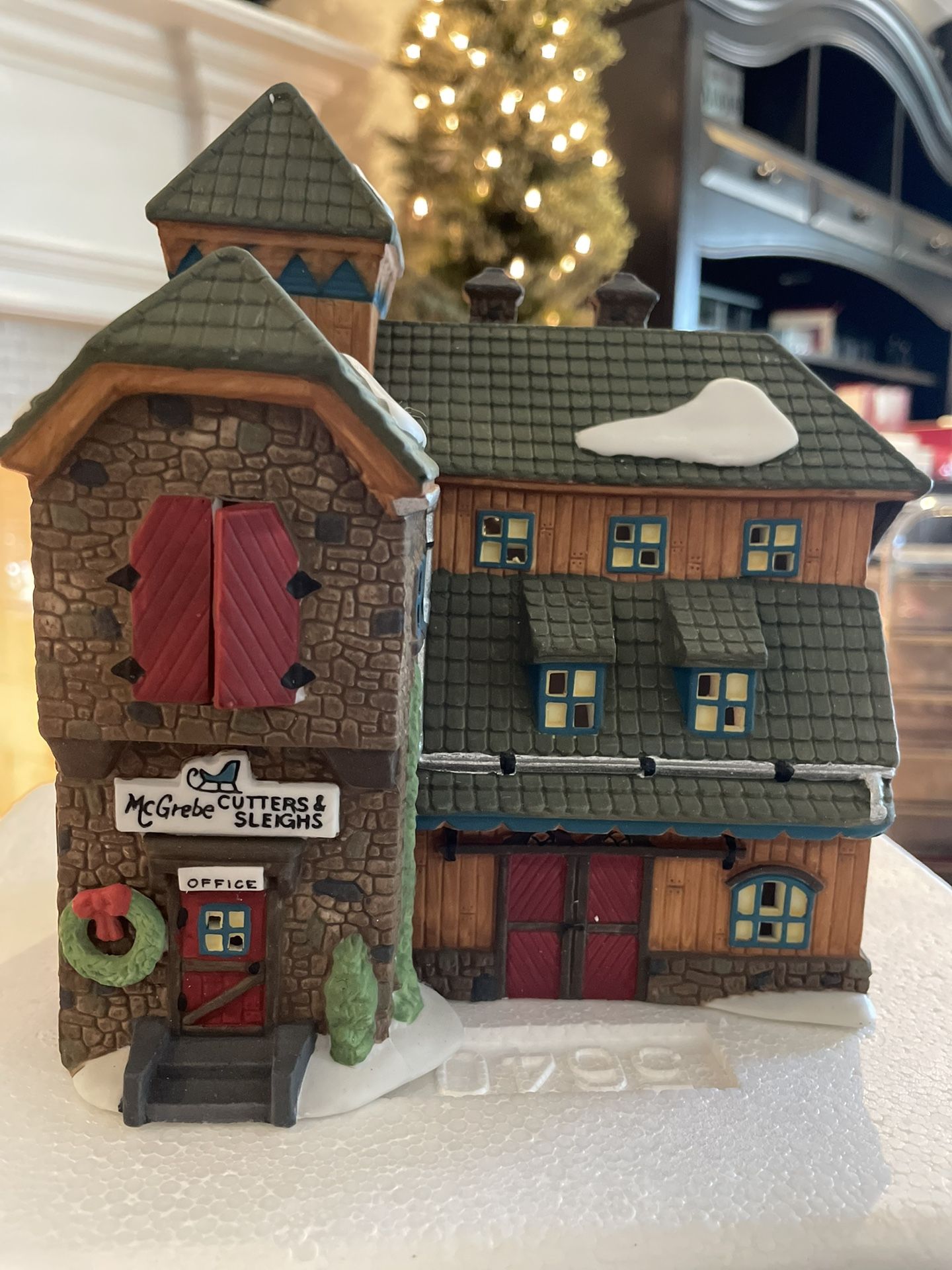New England Village MC GREEBE CUTTERS and SLEIGH Dept 56 Christmas ...