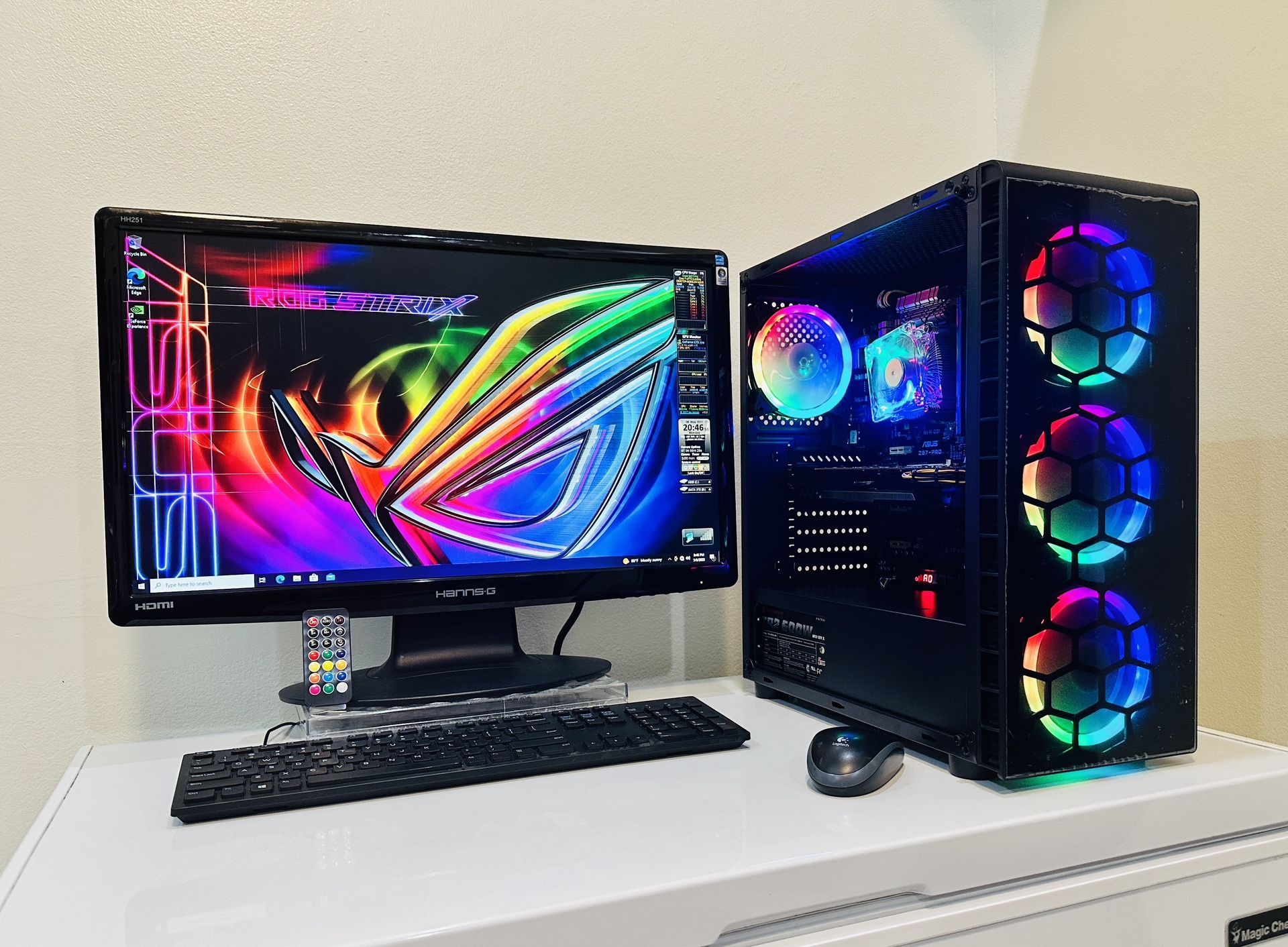 NEW ASUS Gaming PC 8 Core I7 @3,4GHz. NVidia GTX770. 250G SSD/3T HDD ...