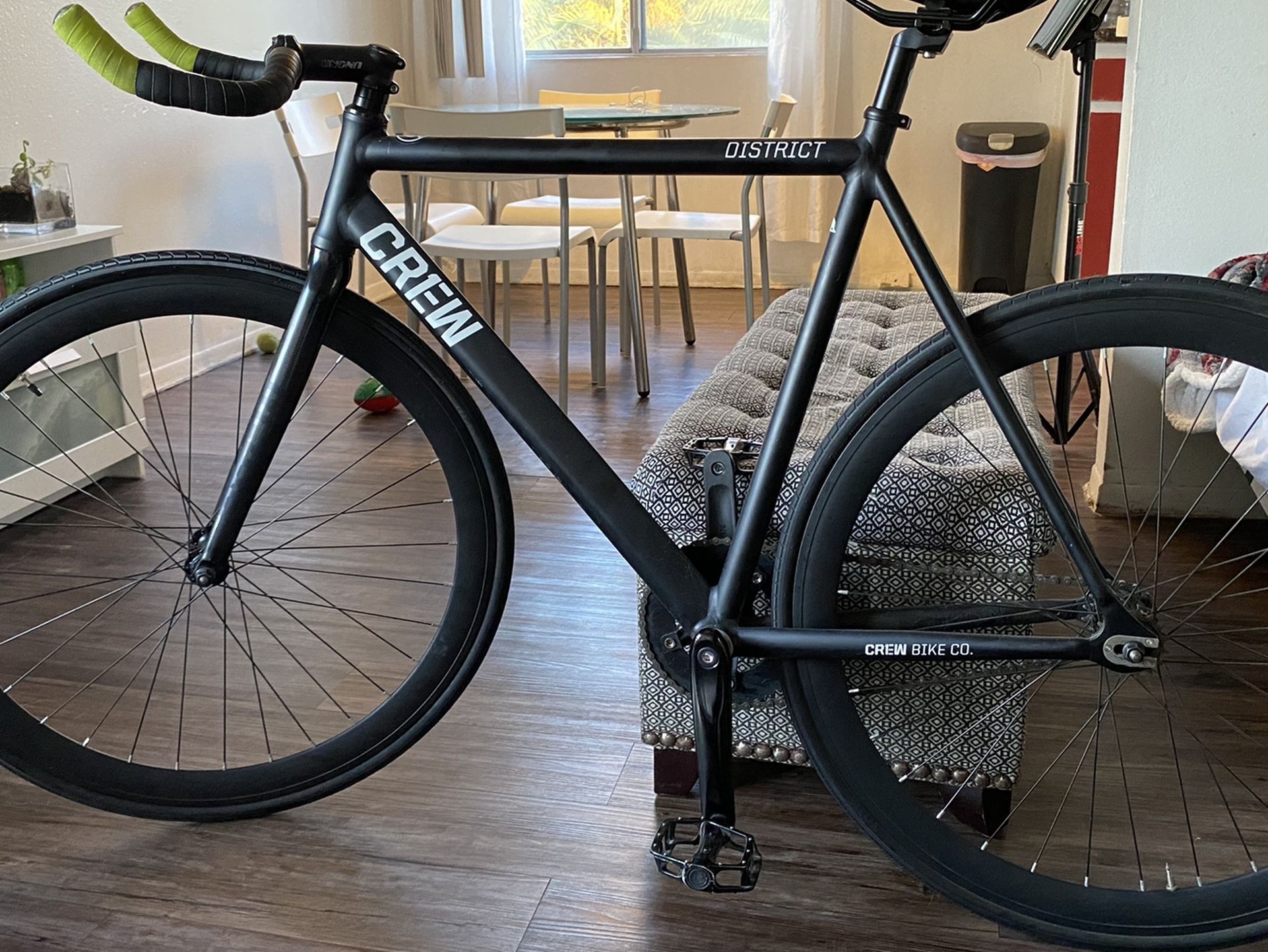 New Crew District Carbon Fiber Fixie Track Bike for Sale in Los Angeles ...