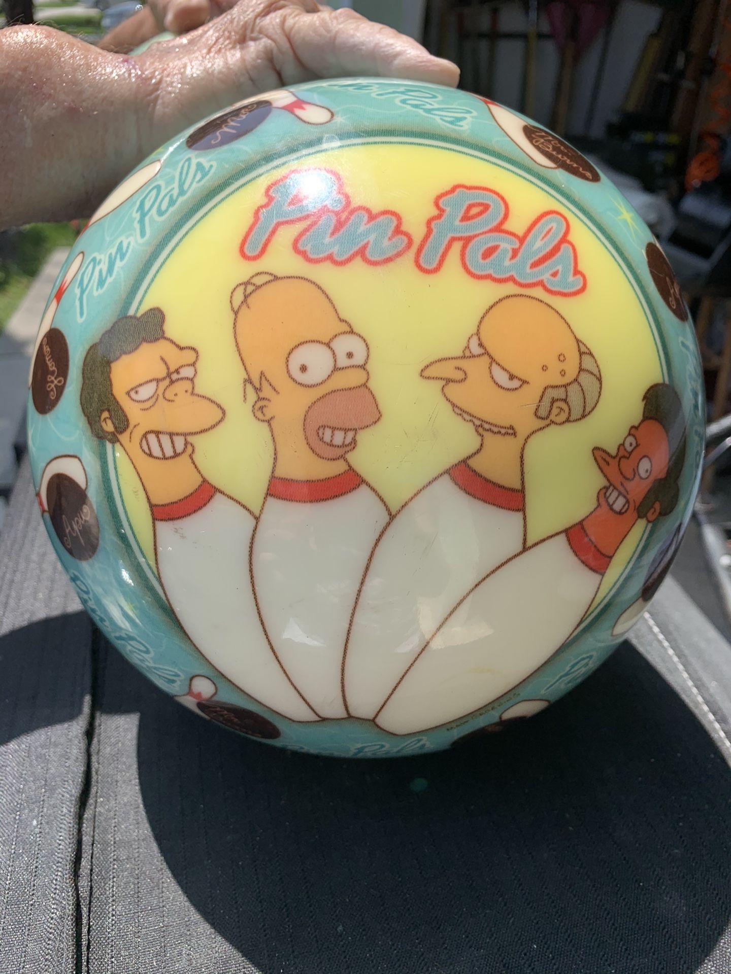 Vintage Simpsons Bowling Ball 16lbs for Sale in Margate, FL - OfferUp