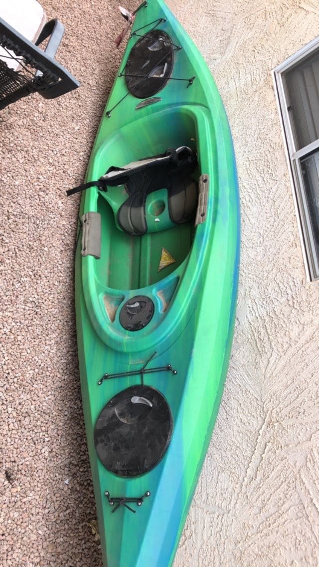 Blue/Green Costco kayak for Sale in Chandler, AZ - OfferUp