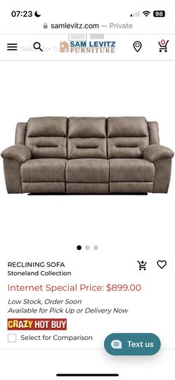 Sam Levitz Leather Sofas | Baci Living Room