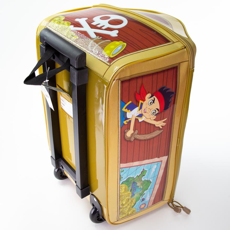 Disney's Jake & Neverland Pirates Themed Kids Rolling Luggage Carry-On ...