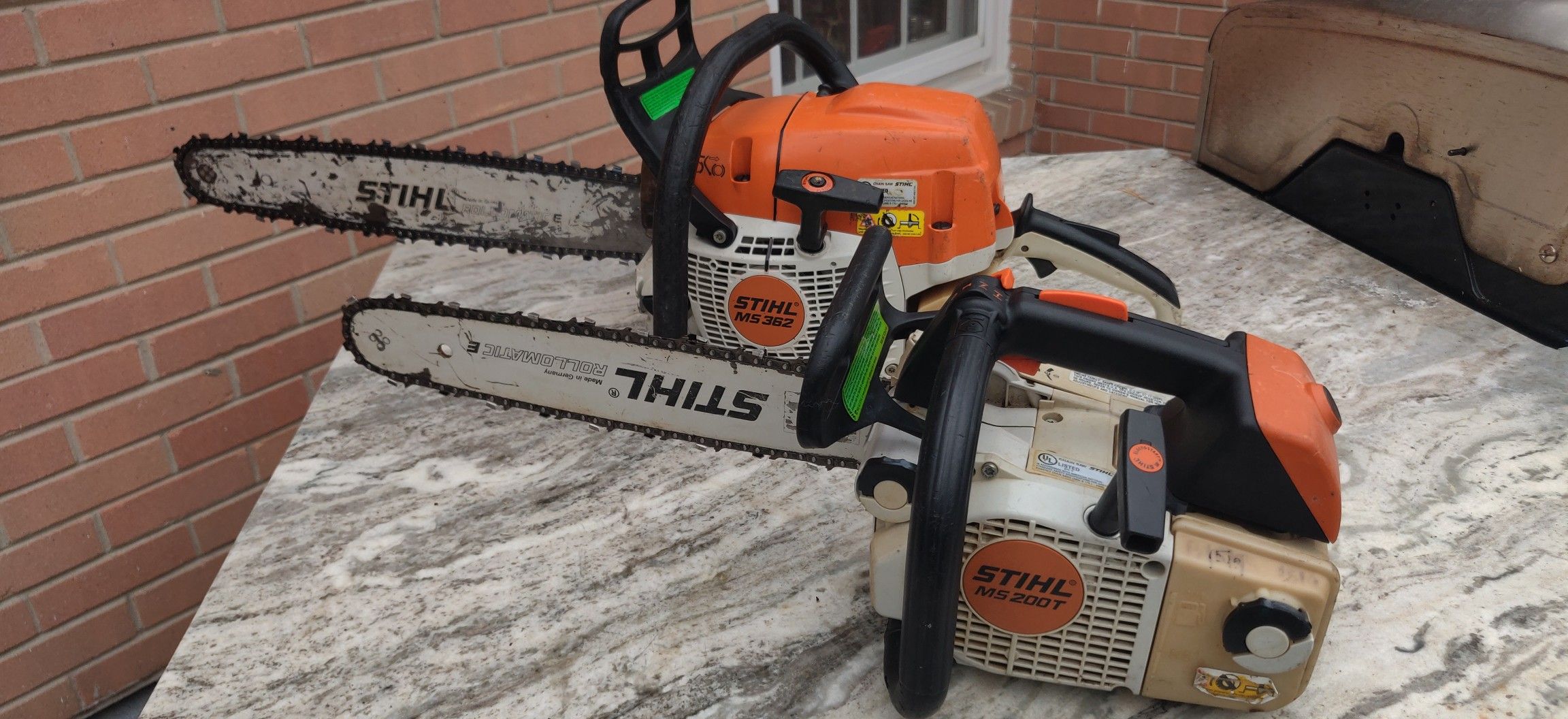 Stihl MS 200 T and 362 chainsaw 16" 20" for Sale in Virginia Beach, VA - OfferUp