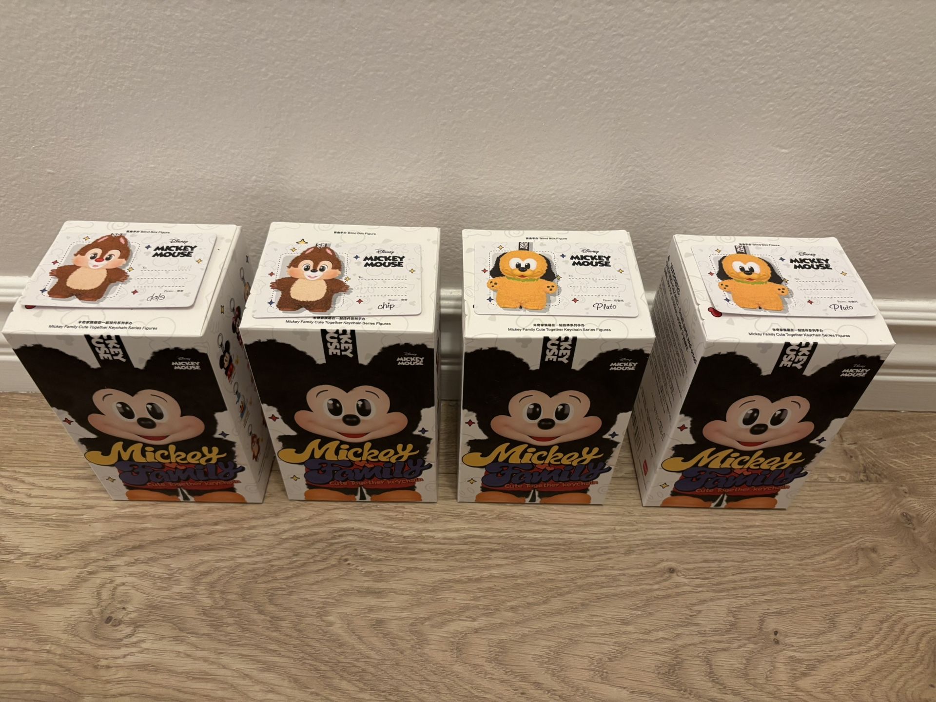 Authentic PopMart Mickey Family Cute Together Keychains for Sale in El ...