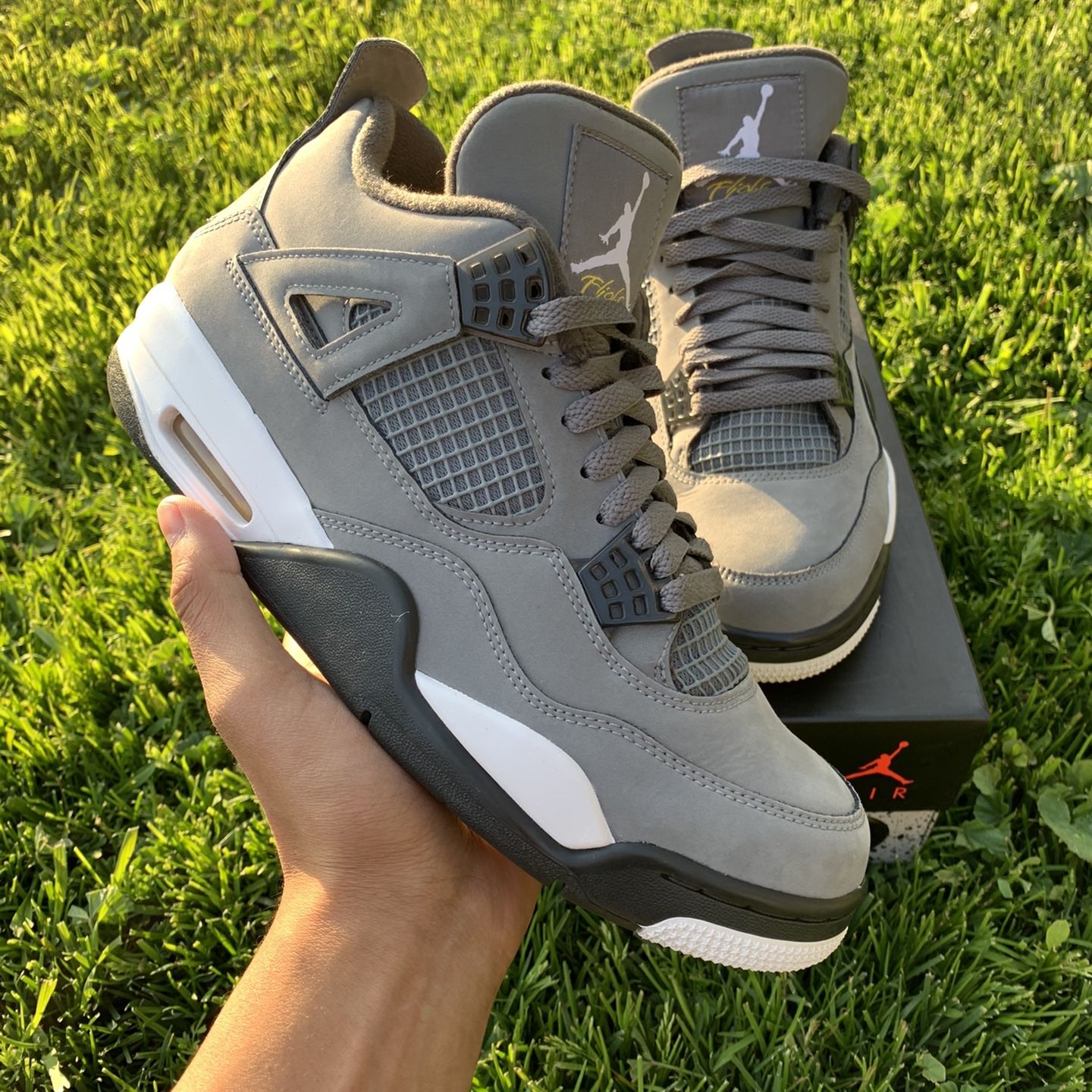 Jordan 4 Wolf Grey
