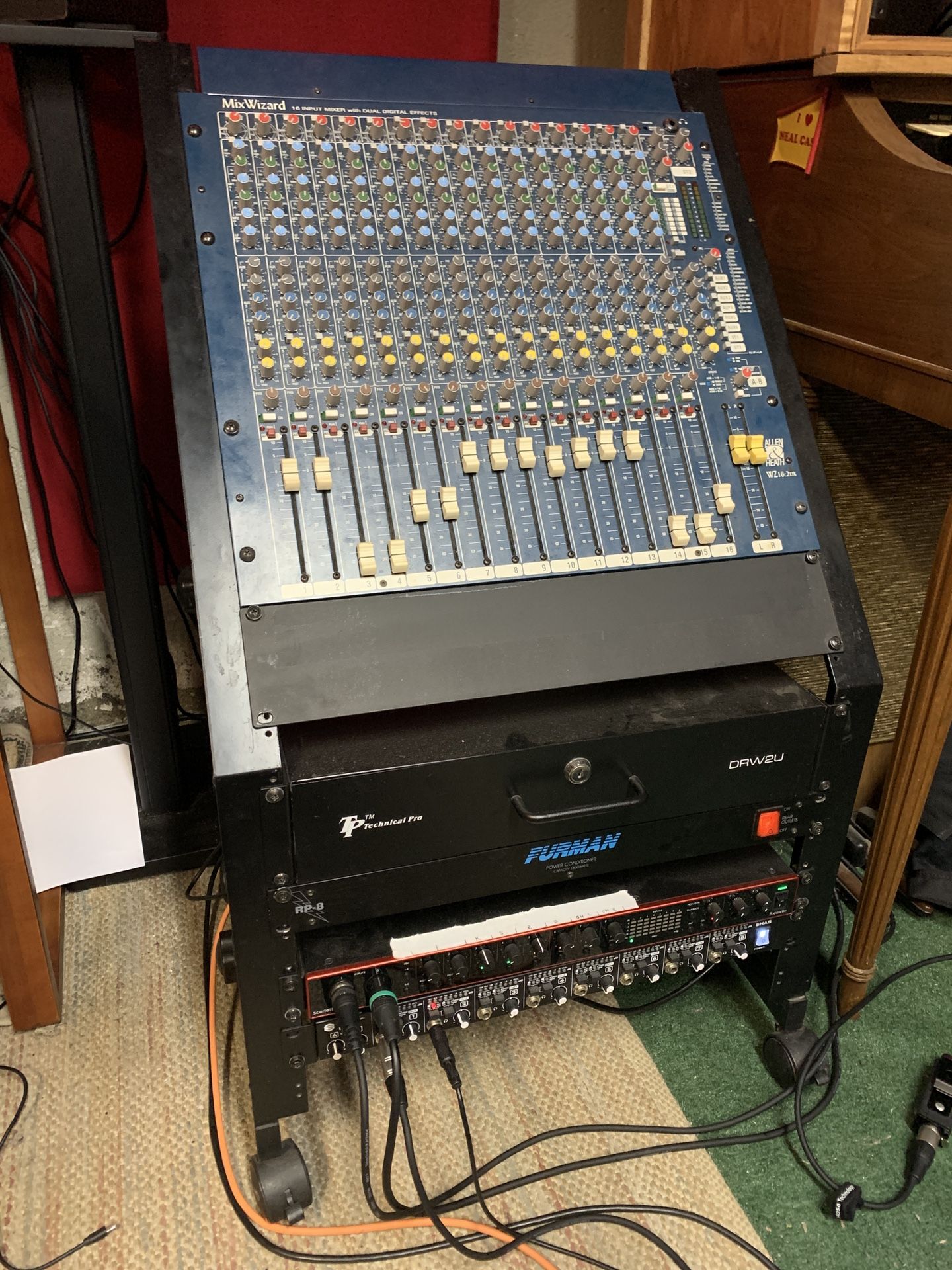 Allen & Heath MixWizard WZ 16:2 DX w/ rack for Sale in Glendale, CA ...