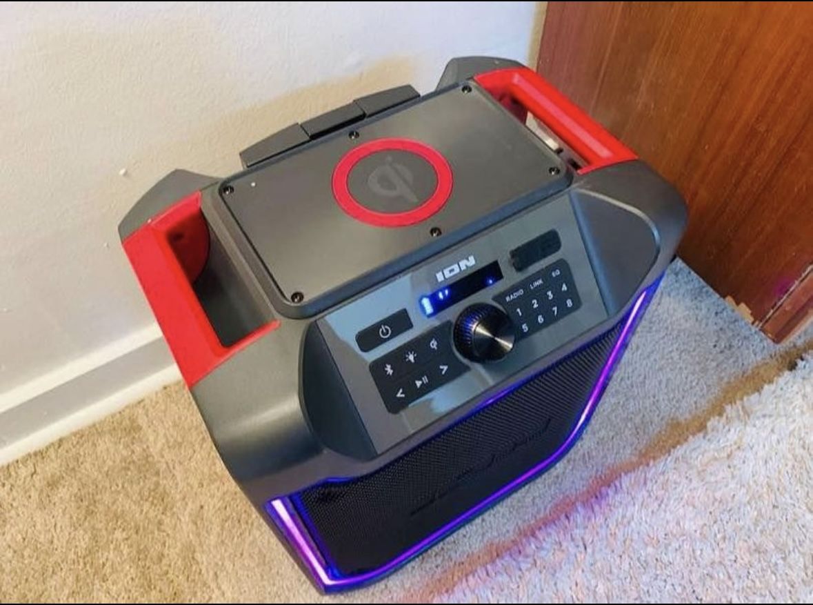 ION Pathfinder 4 Portable Bluetooth Speaker, 100W Power, 100-Hour ...