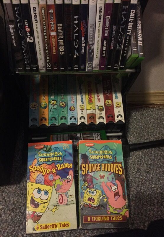 Spongebob Vhs Lot