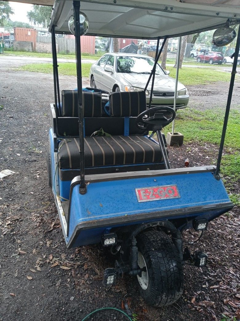 A 1978 Three-wheel Easy Gold Golf Cart for Sale in Seffner, FL - OfferUp