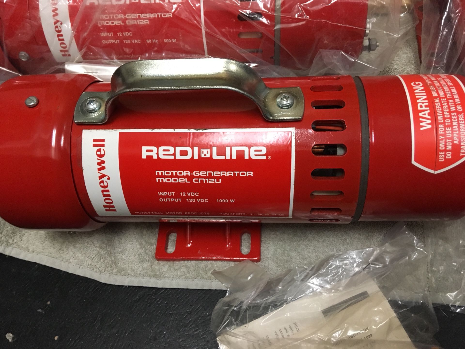 7 Motor Generators DC to AC electricity Honeywell Redi-Line for Sale in ...