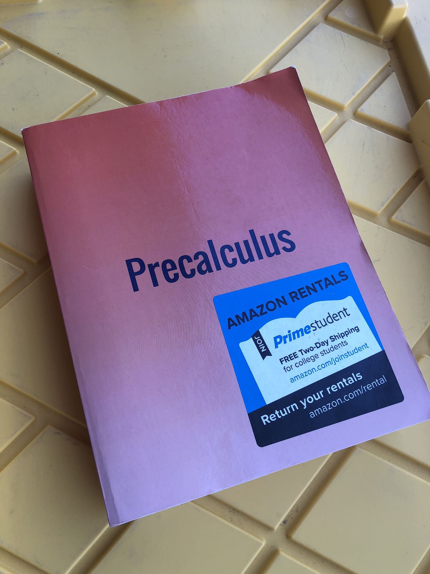 Precalculus Textbook