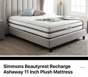 Simmons Beautyrest FULL SIZE Mattress Recharge Signature Select Ashaway 11 Inch Plush Mattress None Smoking Pet Free Outside Pick Up Free Parking