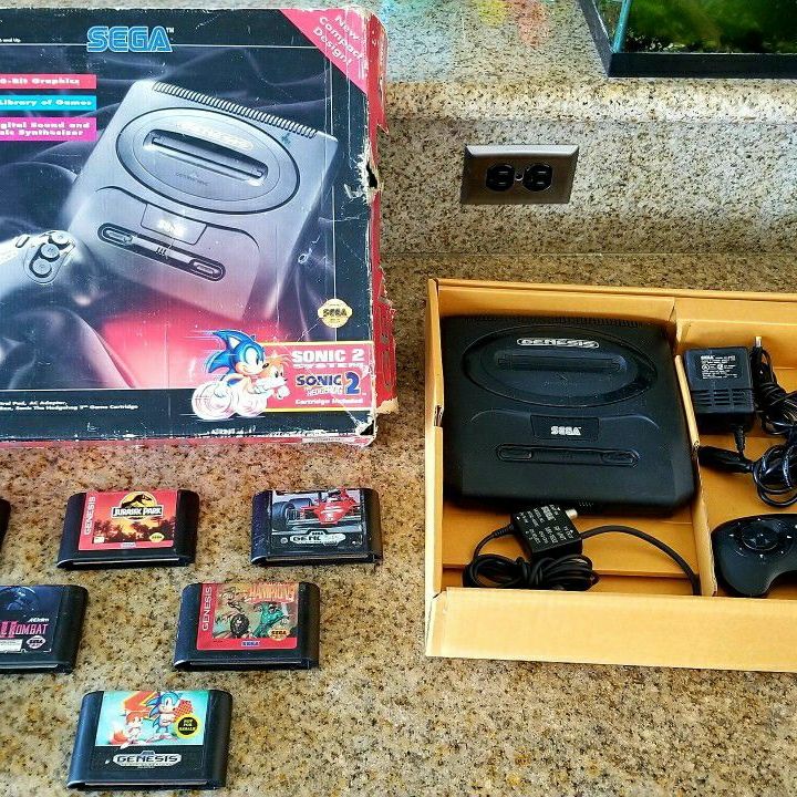 Sega Genesis Box Sonic 2