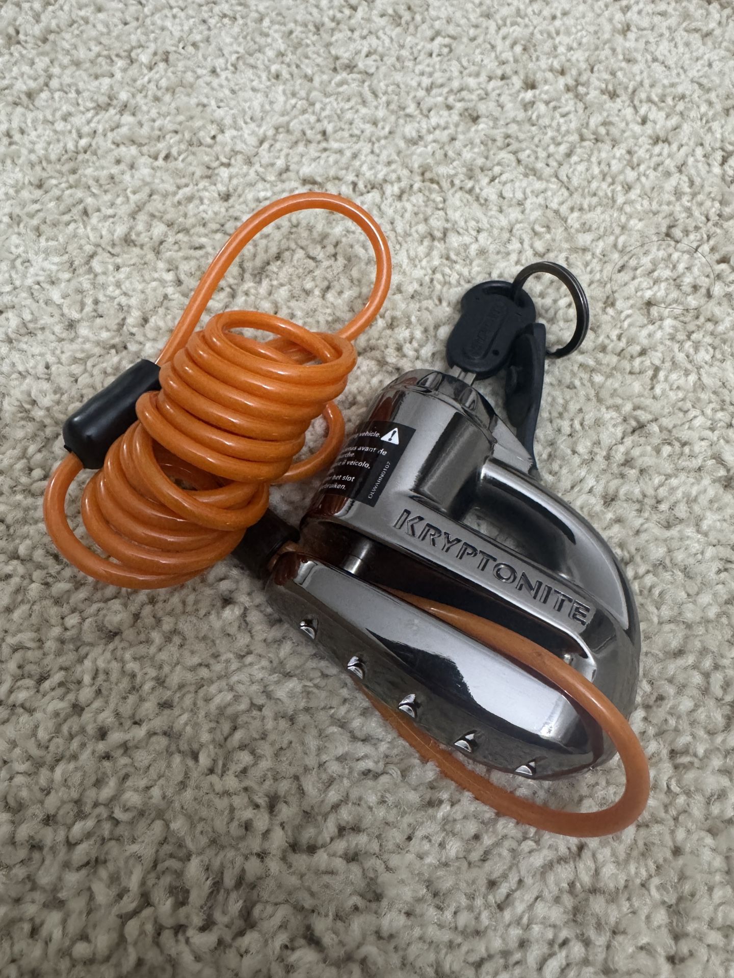 Kryptonite Motorcycle Disk Lock for Sale in Tustin, CA - OfferUp