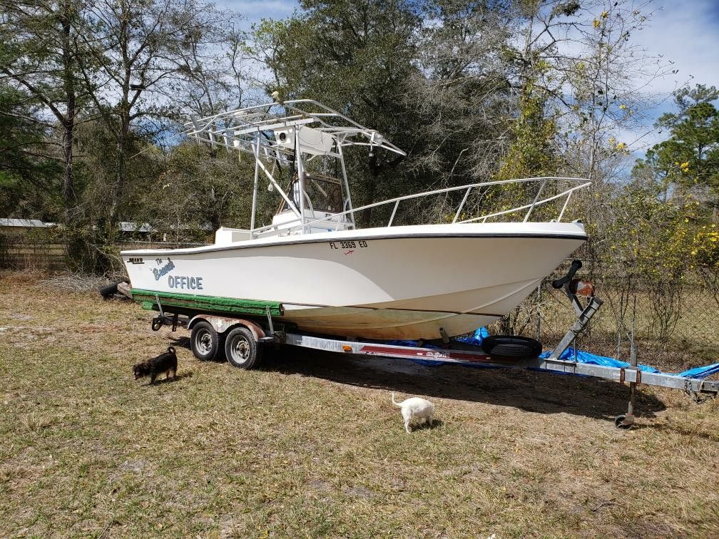 1987 21 foot Mako center console with T-top for Sale in Middleburg, FL ...