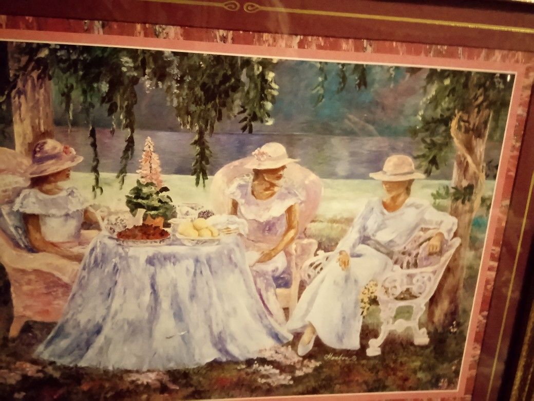 Victorian Tea Party Border