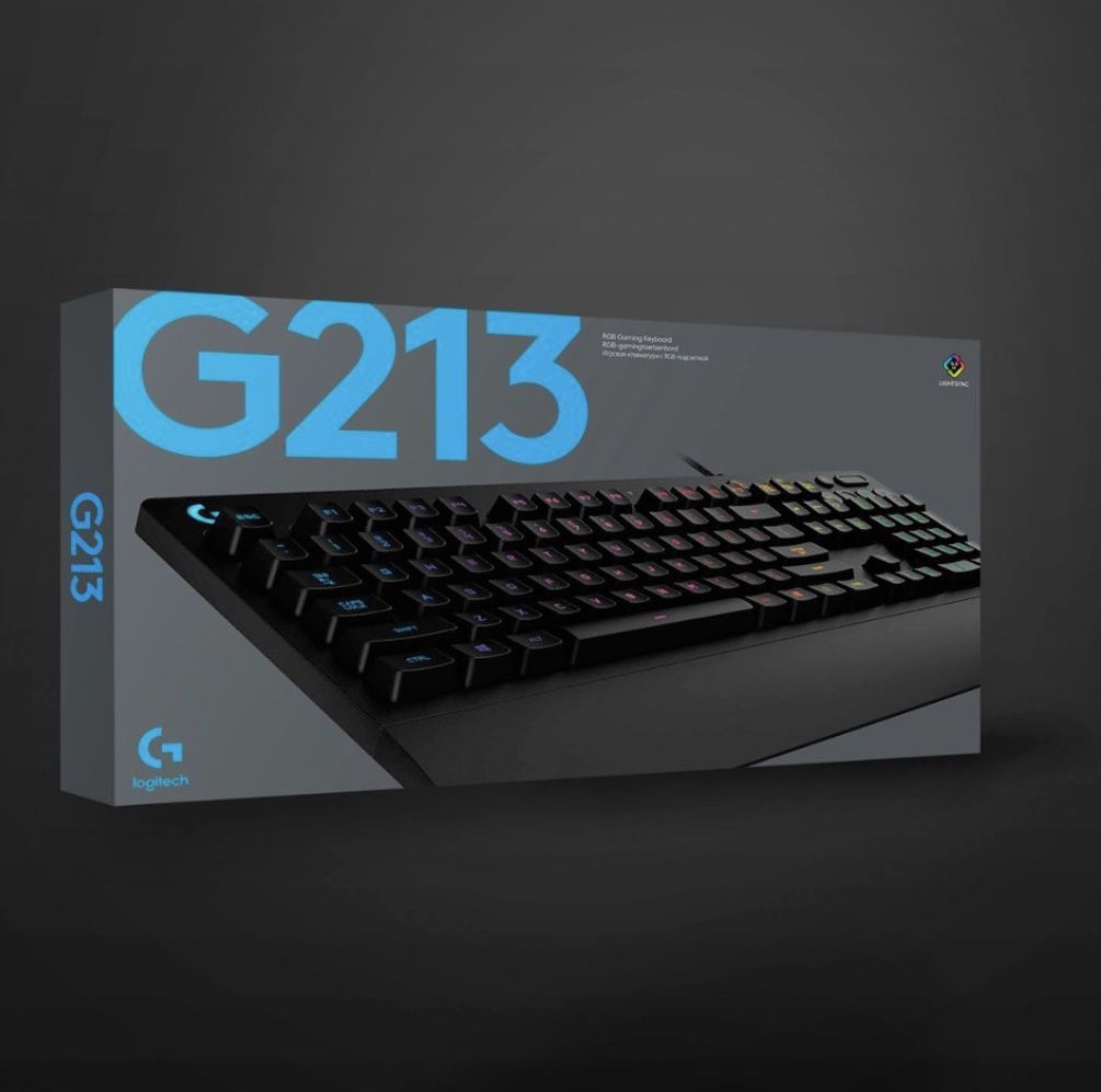 Logitech Prodigy G213 Full-size Wired Membrane Gaming Keyboard with RGB ...