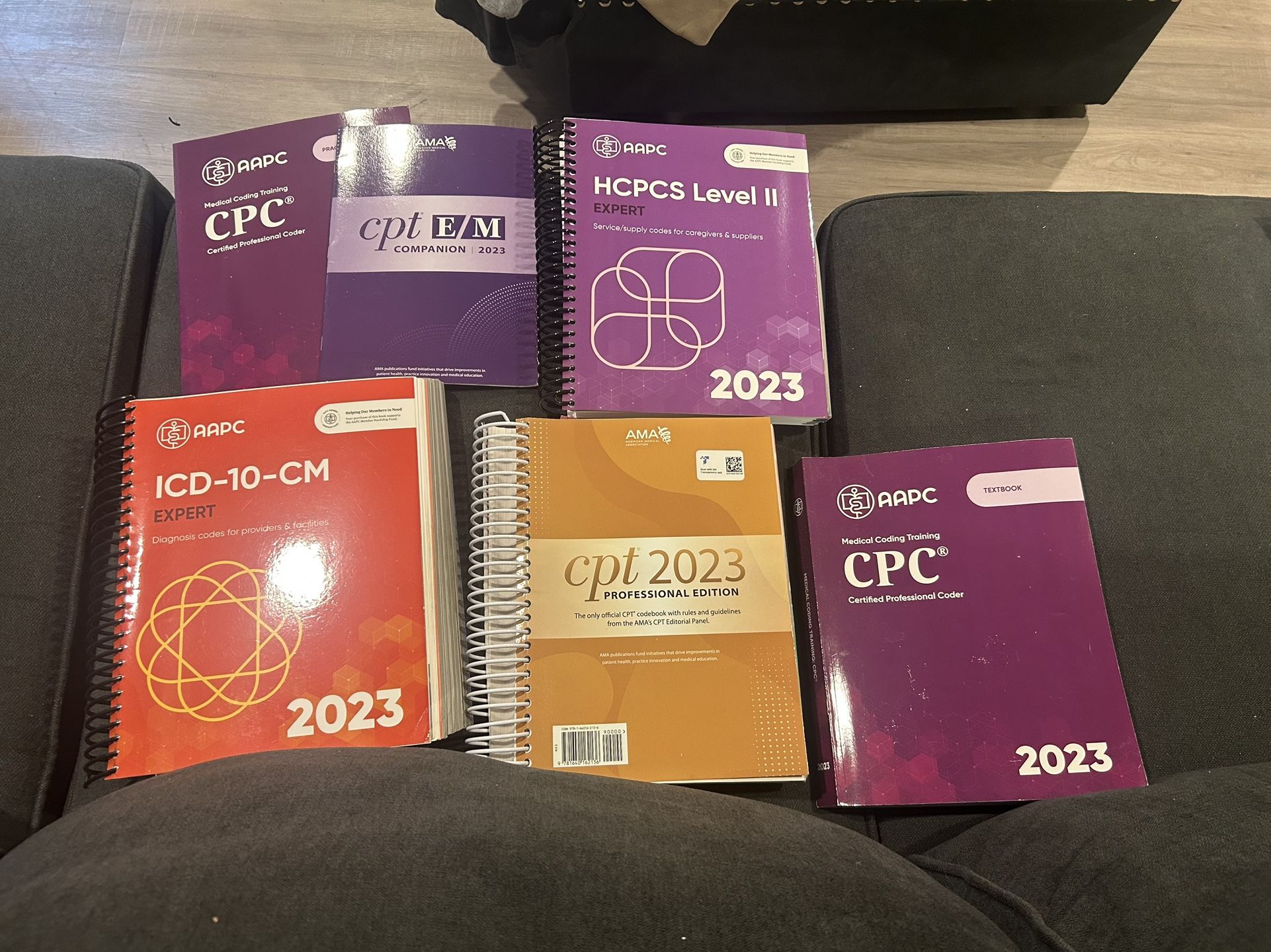 2023 Medical Coding Books Set – ICD-10-CM, CPT, & HCPCS (Excellent ...