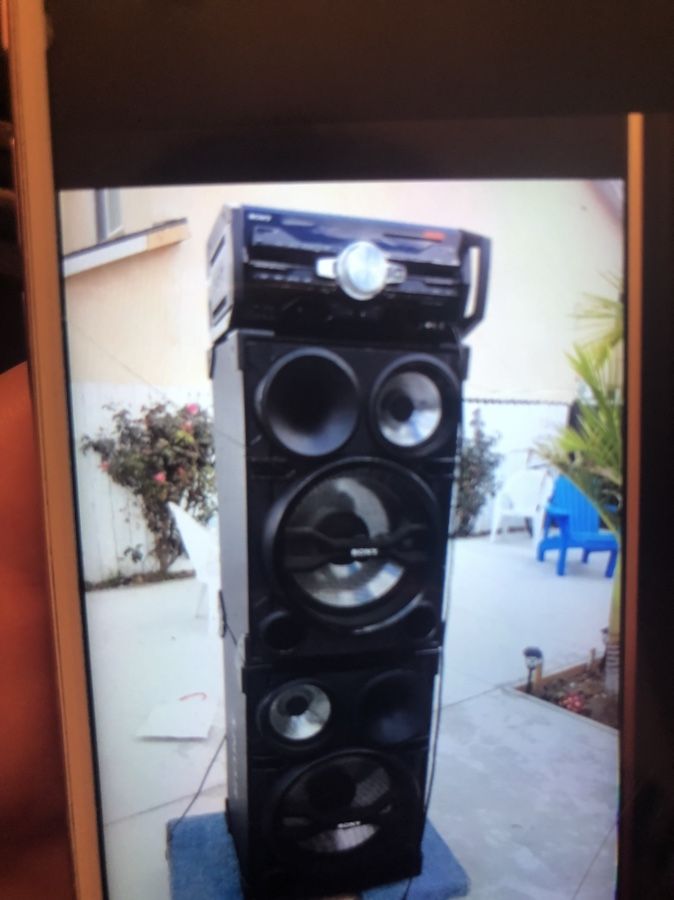 Sony Dj Speaker System