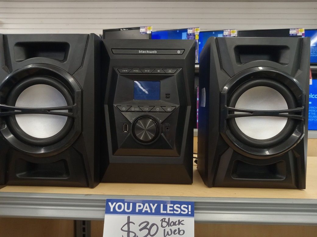 BlackWeb Stereo System for Sale in Pasadena, TX - OfferUp