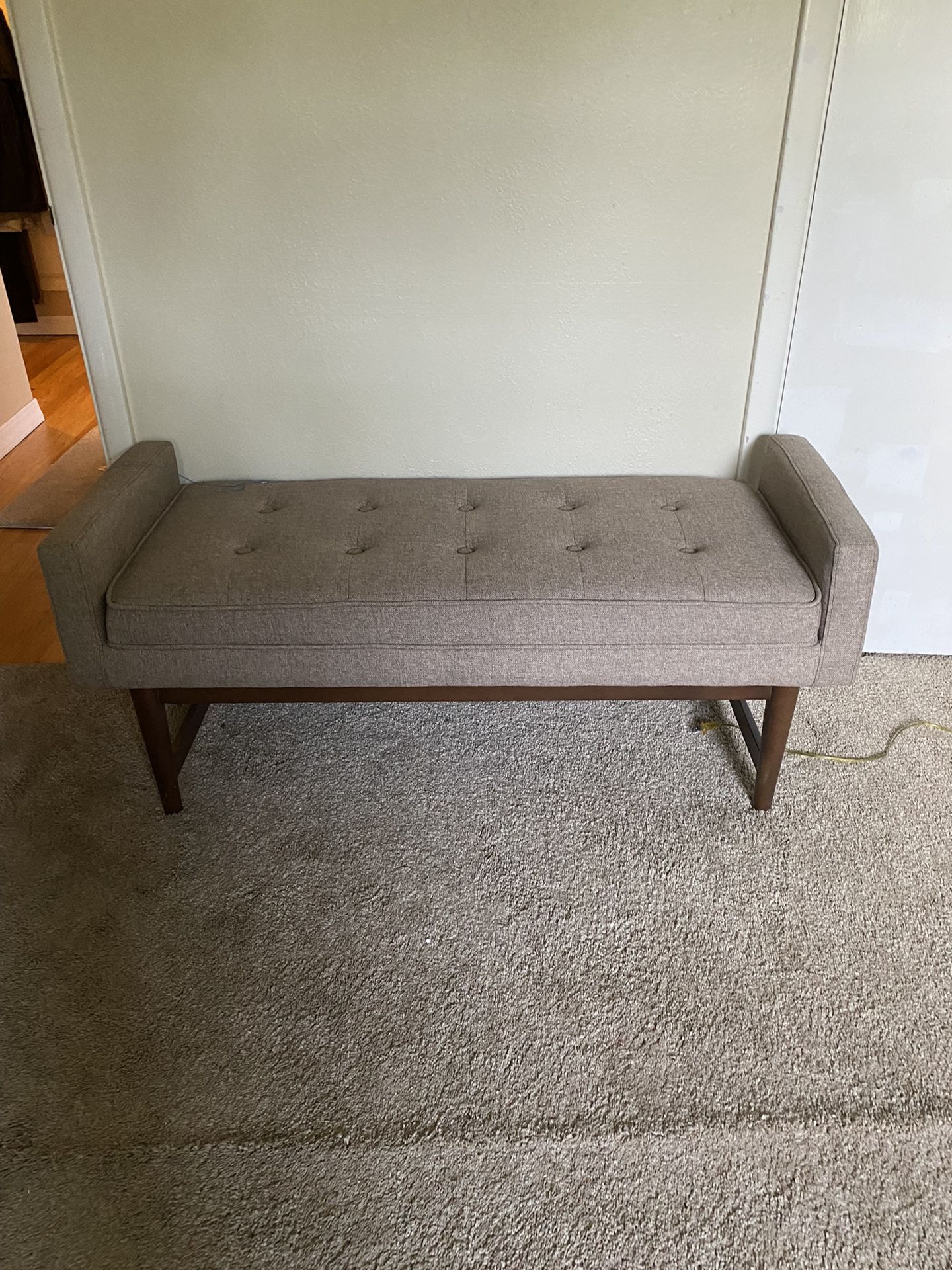 Verken Mid Century Modern Settee Bench Threshold for Sale in Tacoma WA OfferUp
