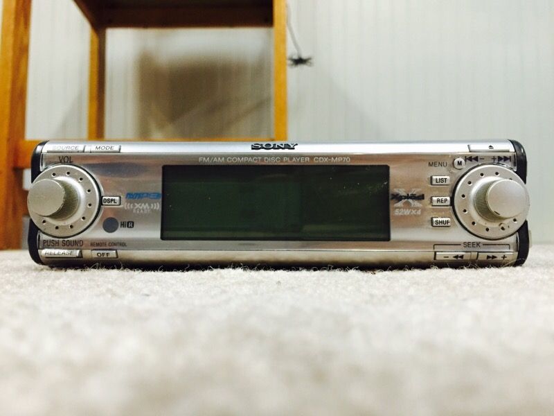 Sony CDX-MP70 CD/MP3 Player Car Stereo for Sale in Southington, CT ...