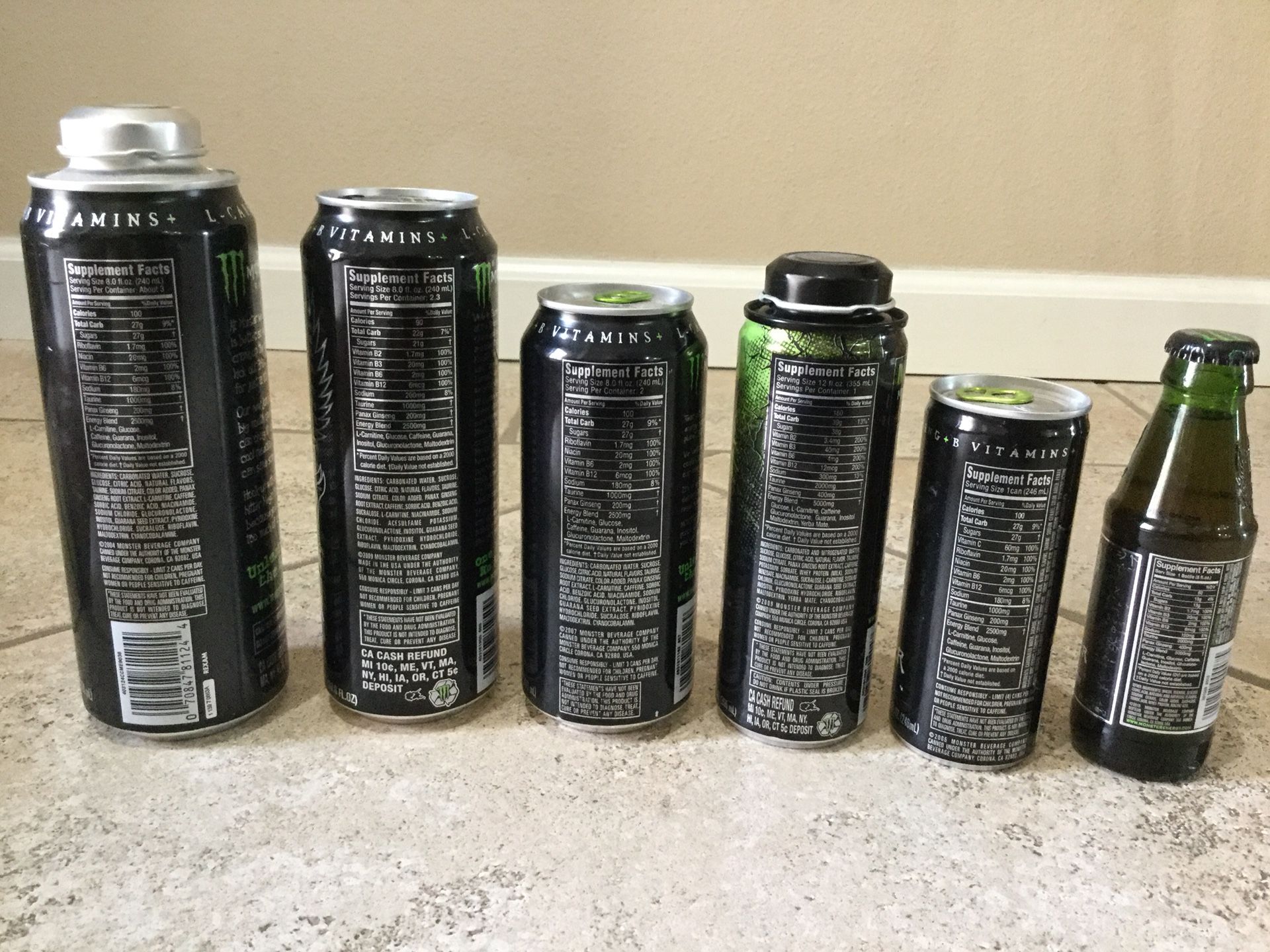 Monster Energy Can Back